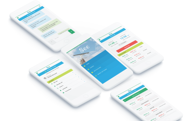 Spruce Commercial Cleaning App | Real-Time Tracking & Scheduling